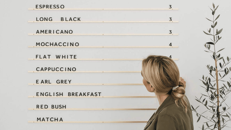 5 Modern Menu Board Ideas for Cafes – George and Willy