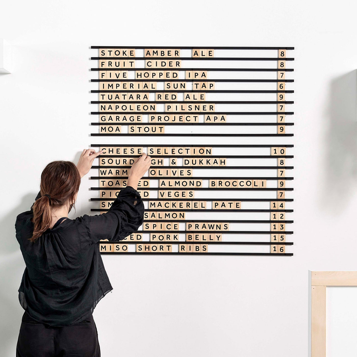 How to Install the Wooden Letter Board – George and Willy