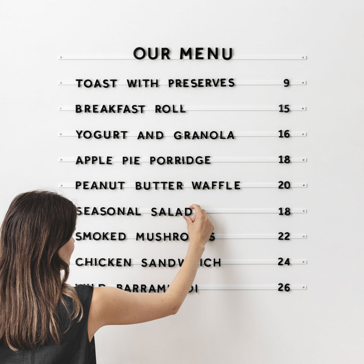 Letter Boards and Menu Displays | George & Willy – George and Willy