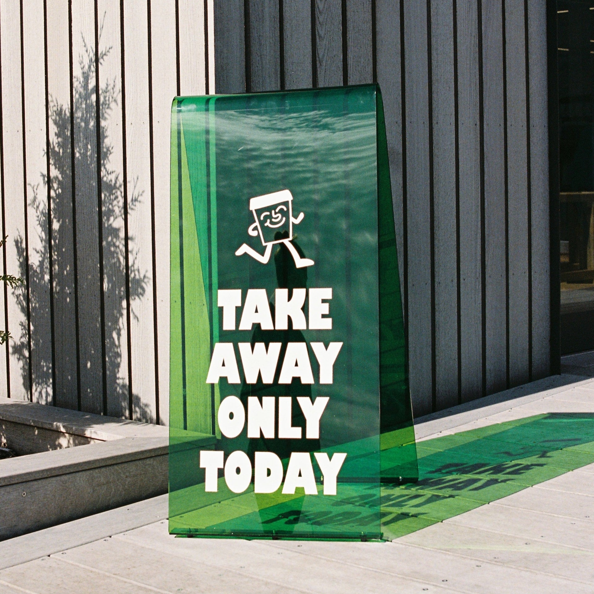 Acrylic A-Frame Sign | Transparent Sandwich Board | George & Willy ...