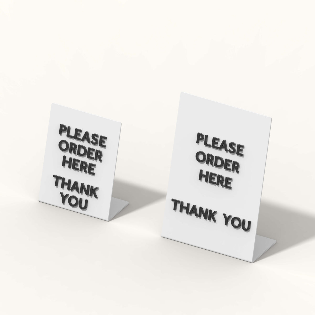 Large Custom Counter Sign Displays | George & Willy – George and Willy