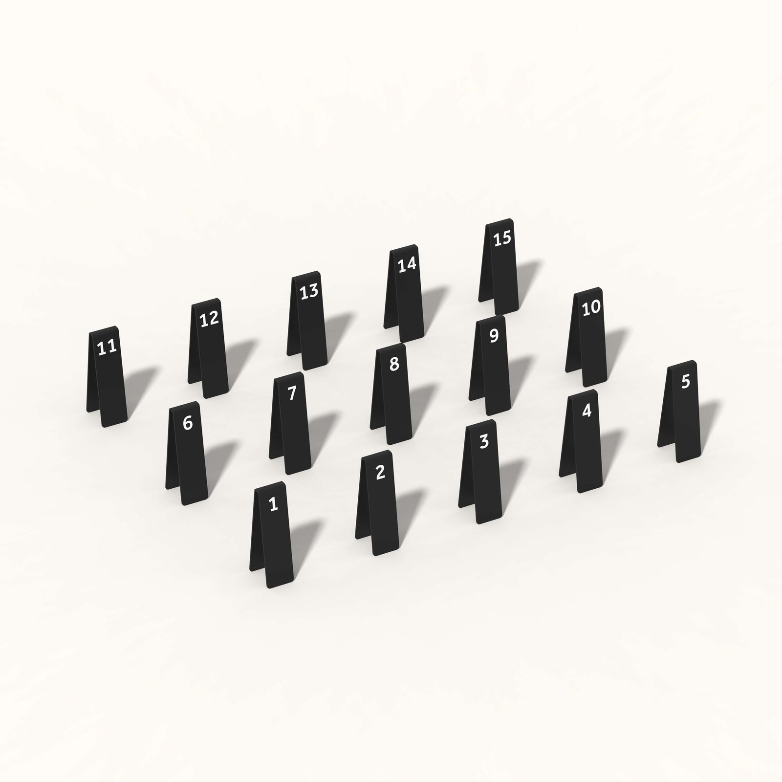 Table Number Stackers | Table Numbers for Restaurants | George & Willy ...