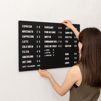 Peg Letter Board | Letter Peg Board Sign | George & Willy – George and ...