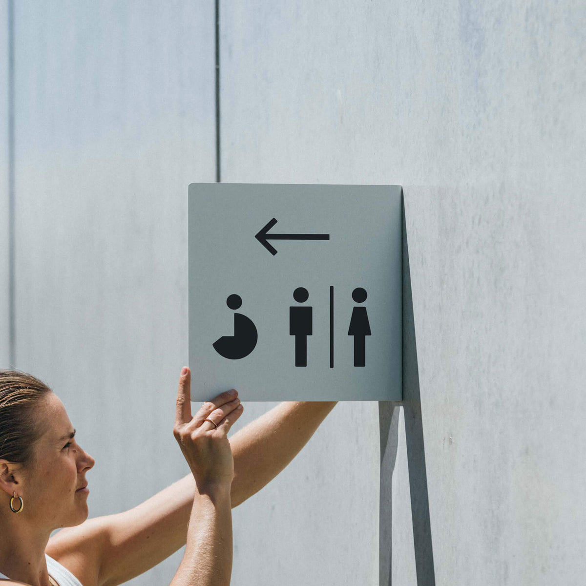 Medium Curve Custom Counter Sign Displays - George & Willy – George and ...