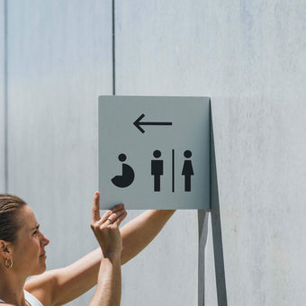 Large Hanging Store Sign | Large Custom Outdoor Signs - George & Willy ...