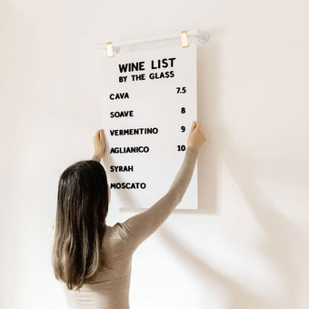 Hanging Menu Board Sign | Magnetic Menu Board | George & Willy – George ...