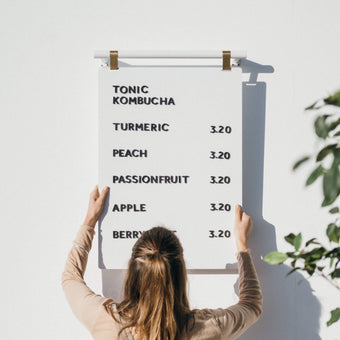 Wall Letterboard | Cafe Menu Display | George & Willy – George and Willy