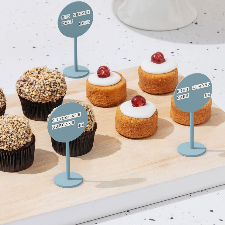 Standing Circle Counter Signs | Price Signs | George & Willy Signs ...