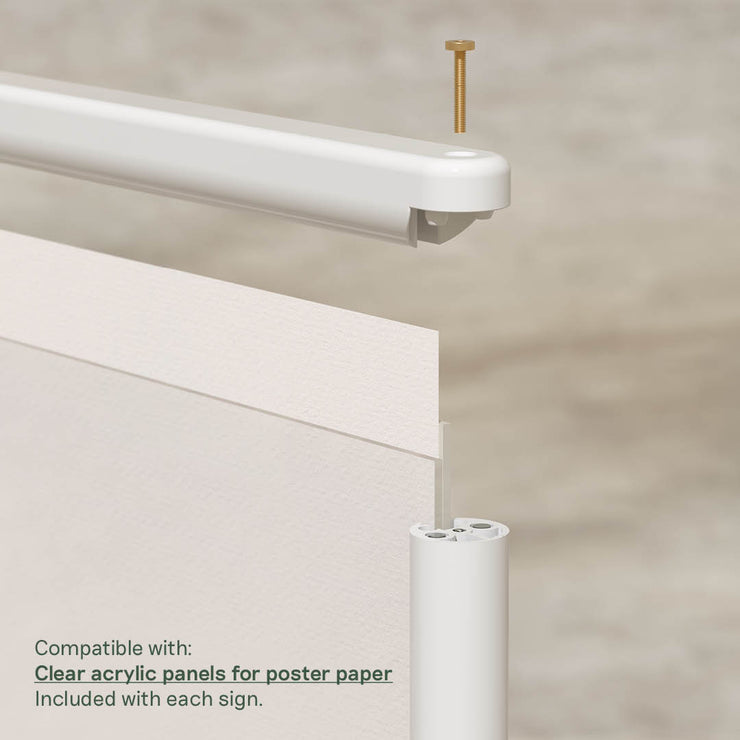 Large Poster Sign | Changeable Sign Frame | George & Willy – George and ...