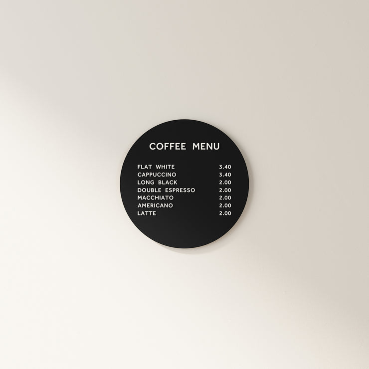 Circle Menu Display | Magnet Letter Display | George & Willy – George ...