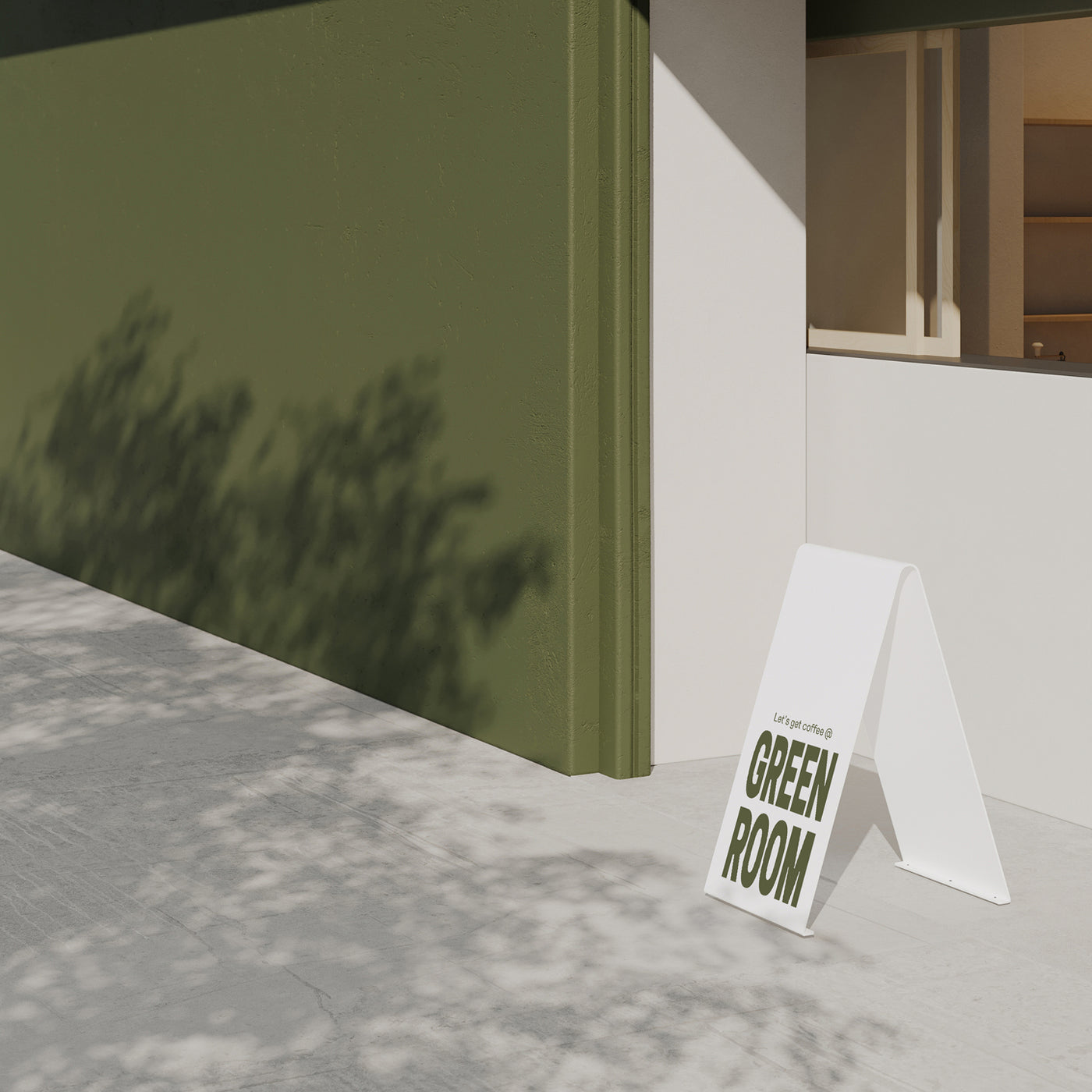 Folded Metal A-Frame Sign | Metal Sandwich Board | George & Willy ...