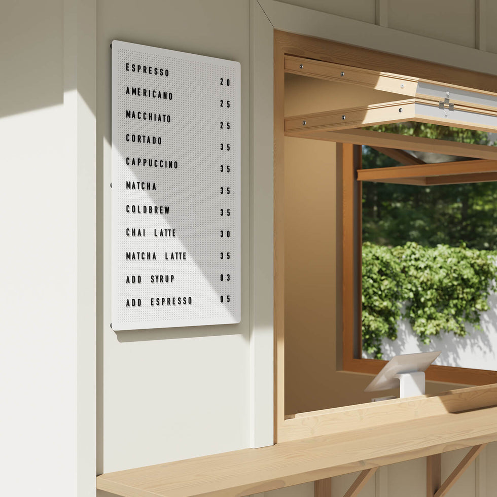 Peg Letter Board | Letter Peg Board Sign | George & Willy – George and ...