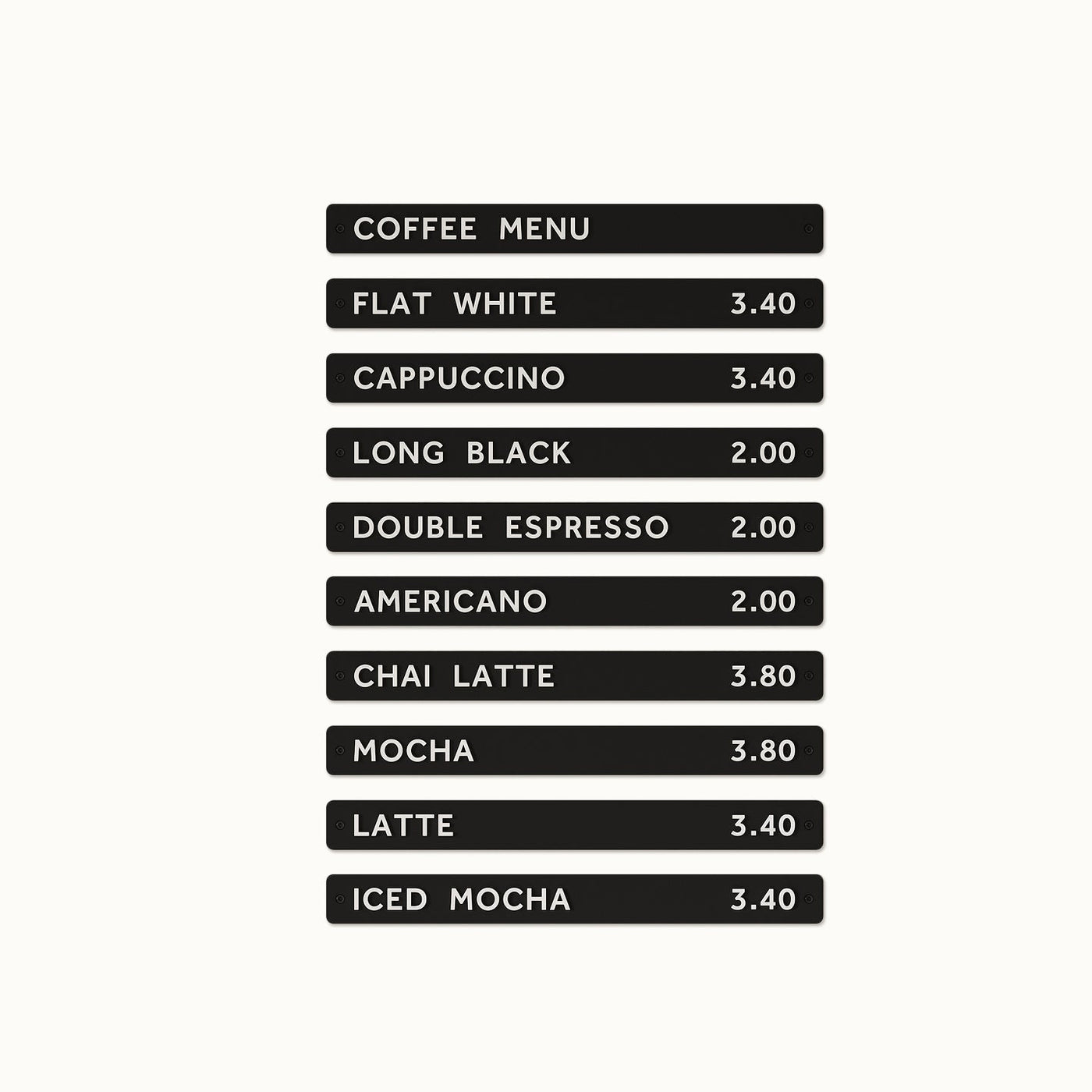 Cafe Menu Board | George & Willy – George and Willy