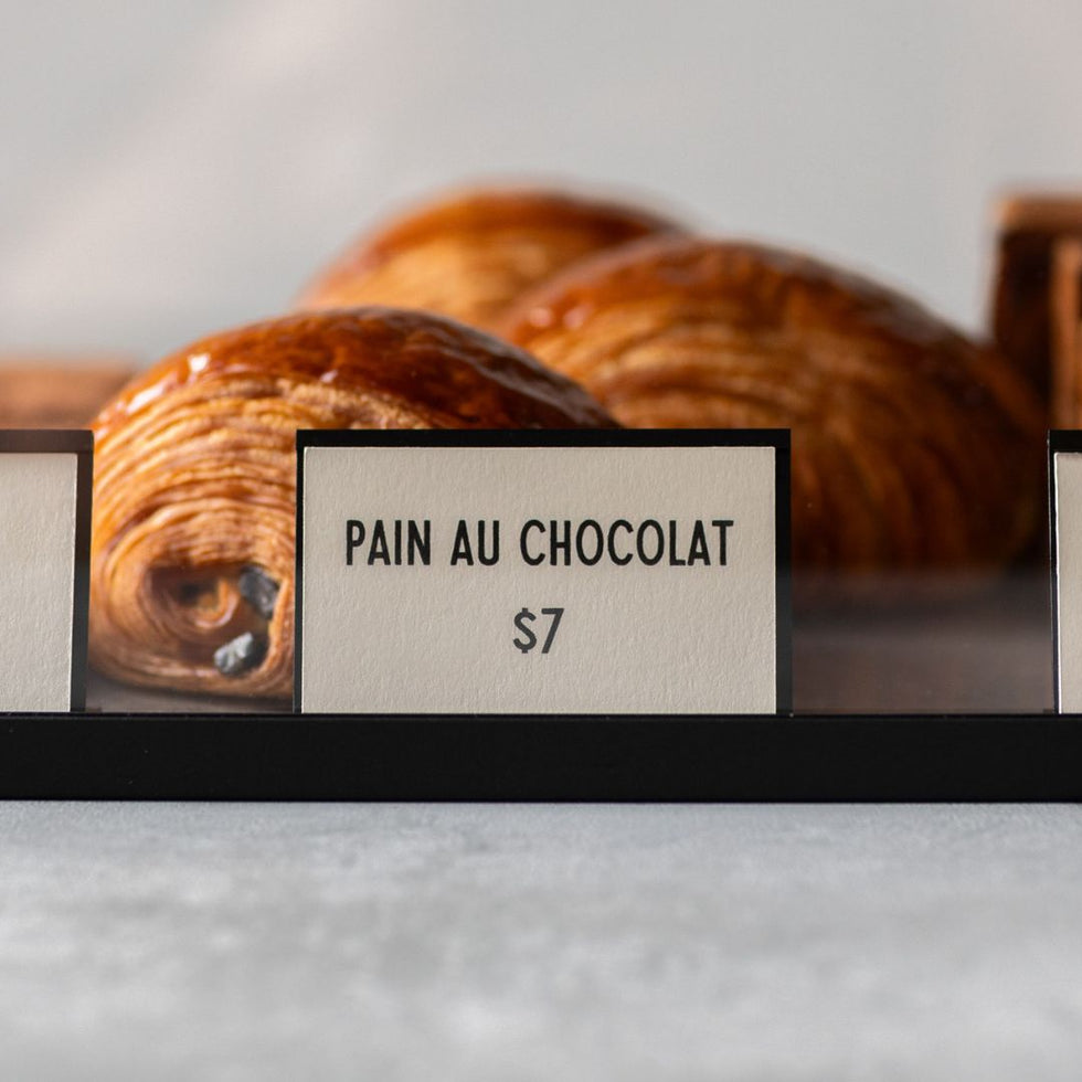 Custom Card Counter Signs | George & Willy