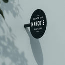 Circle Blade Sign | George & Willy – George and Willy