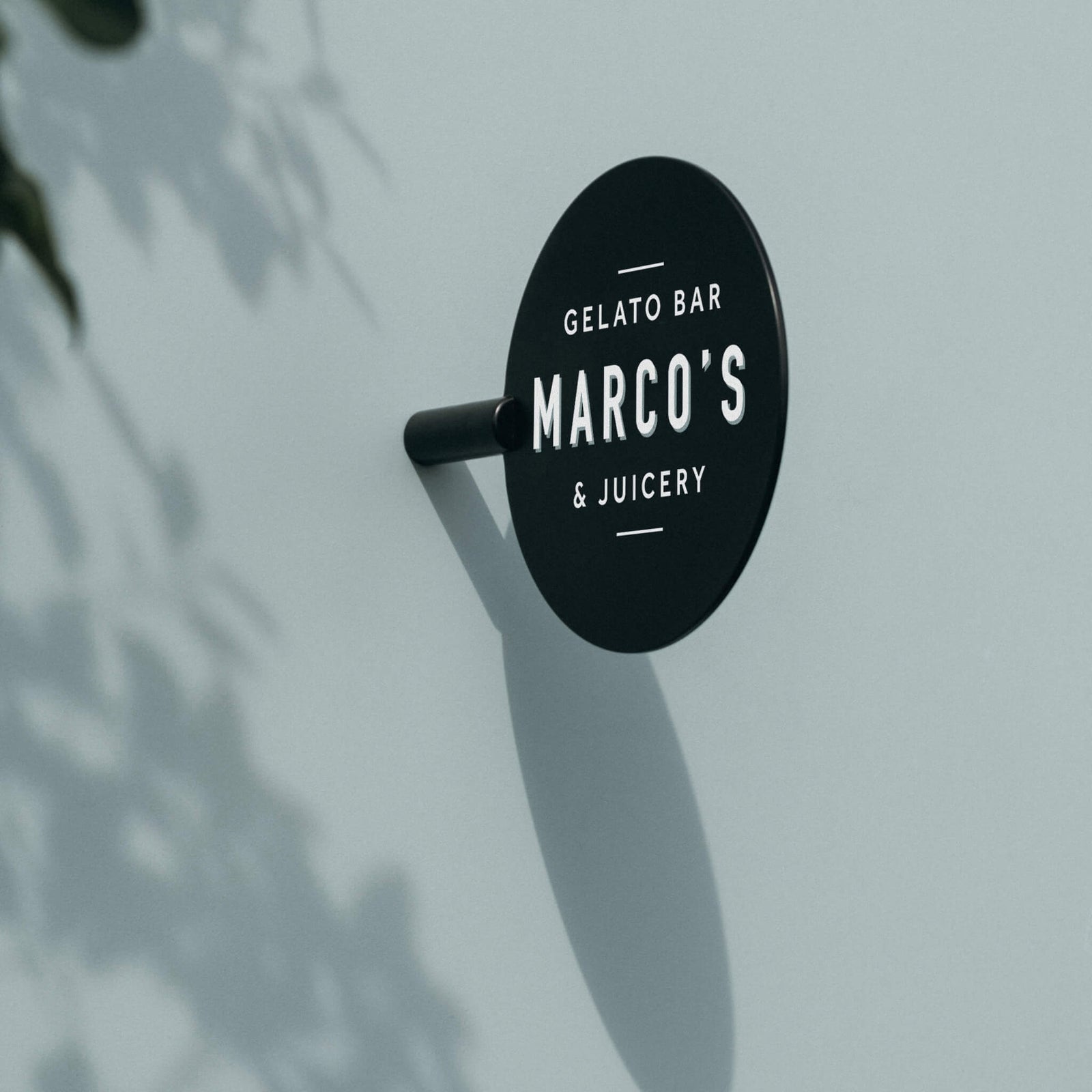 Circle Blade Sign | George & Willy