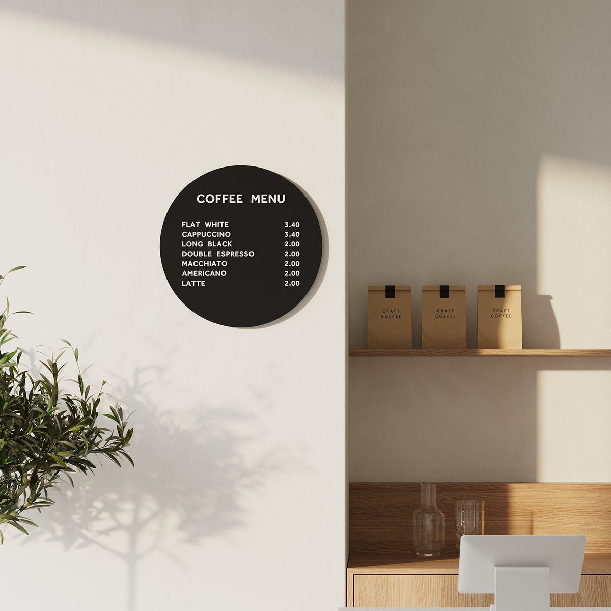 Circle Menu Display | George & Willy