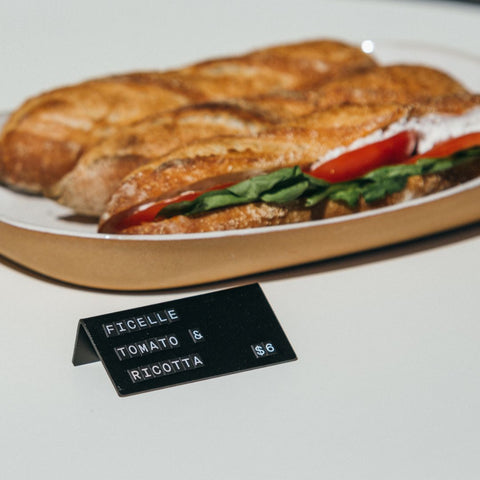 Counter Signs | Set of Custom Countertop Signs | George & Willy ...