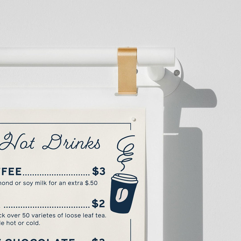 Hanging Menu Board Sign | Magnetic Menu Board | George & Willy – George ...