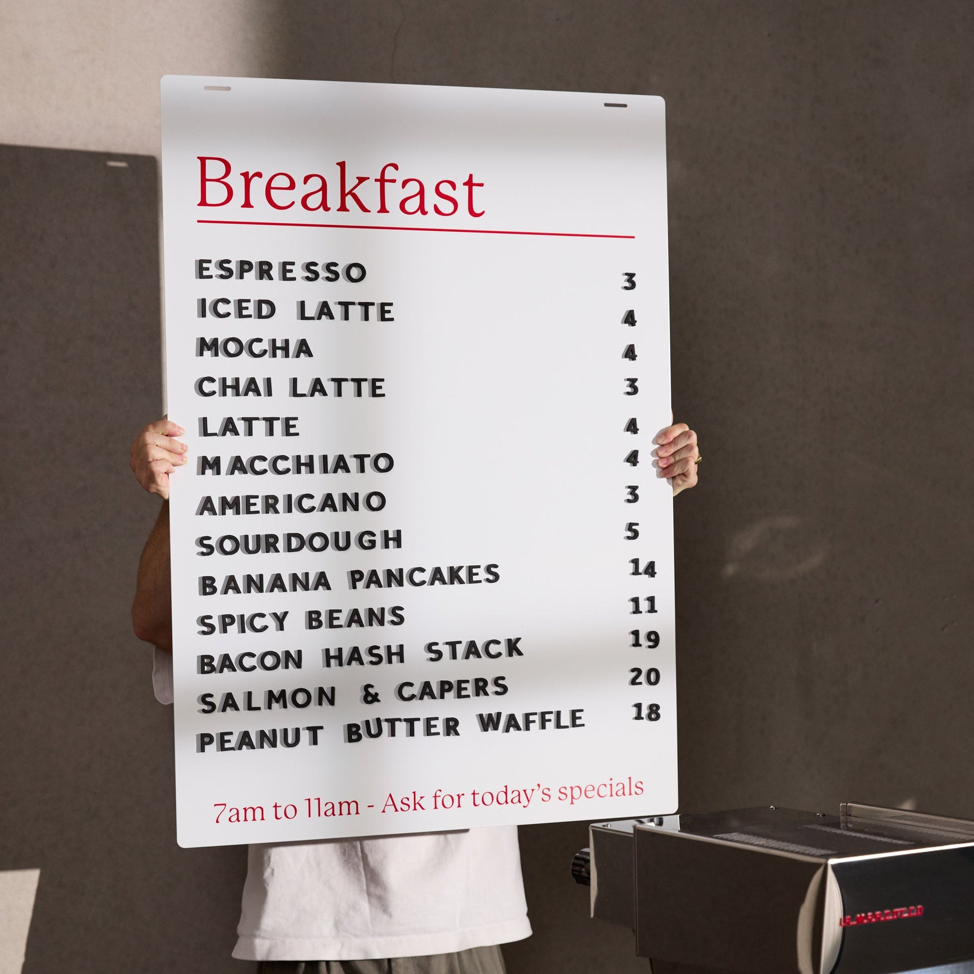 Modern Menu Boards & Letter Boards | George & Willy – George and Willy