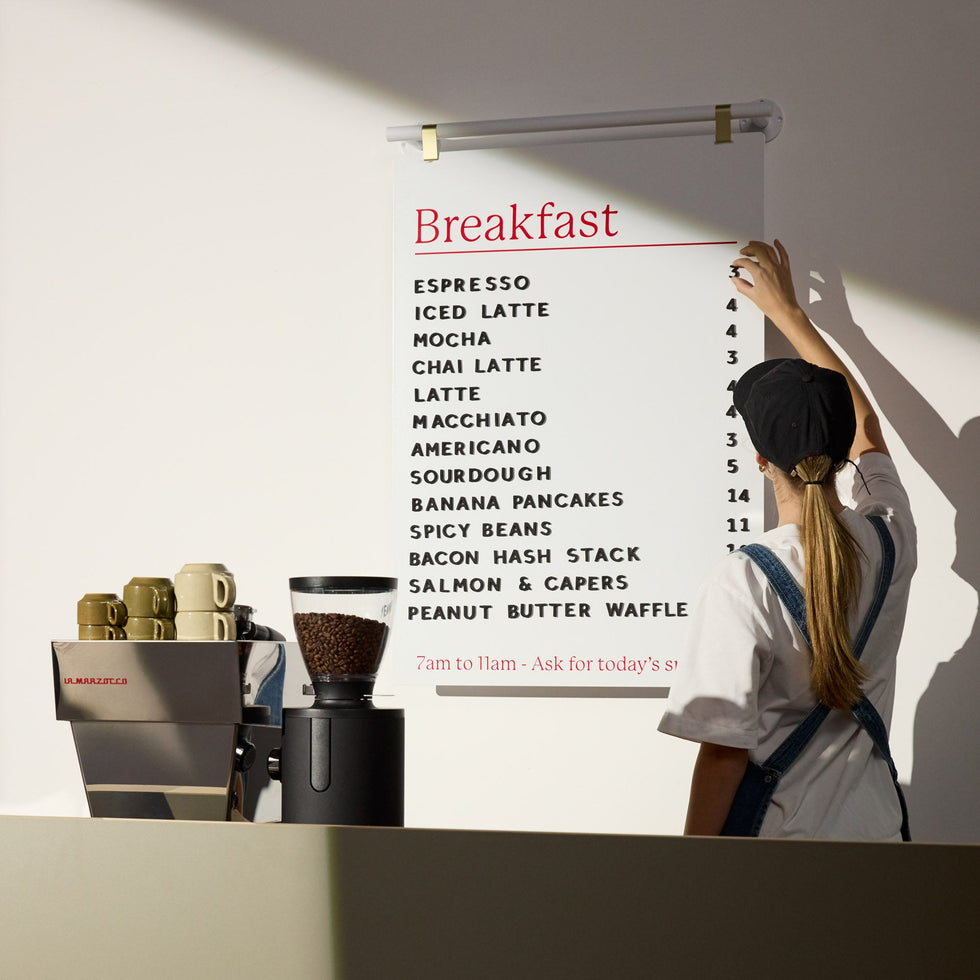Modern Menu Boards & Letter Boards | George & Willy