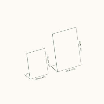 Large Custom Counter Sign Displays | George & Willy