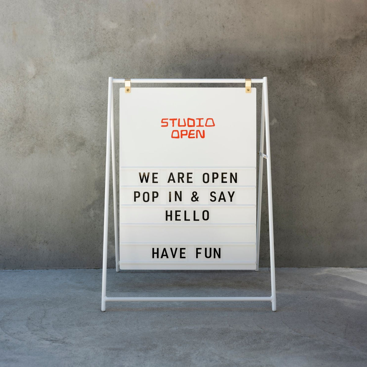 Large Letter Sidewalk Sign | George & Willy