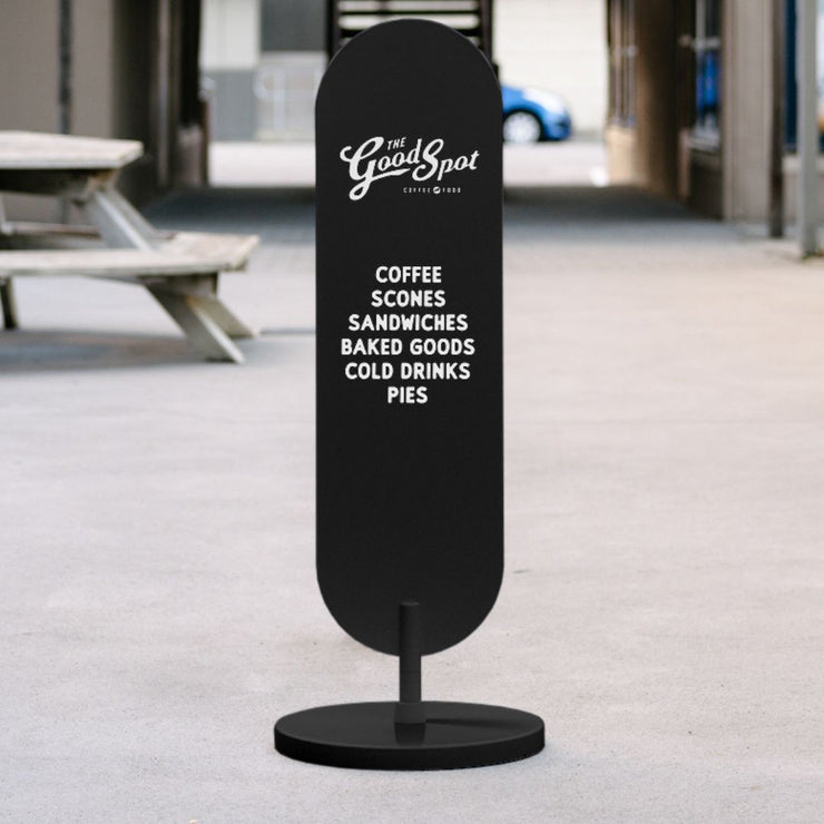 Standing Curve Sign | Free Standing Sign | George & Willy – George and ...