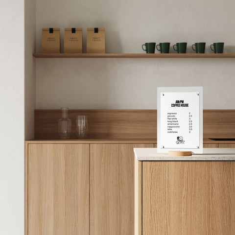 Table Talkers | Table Tents | Tabletop Sign Holder | George & Willy ...