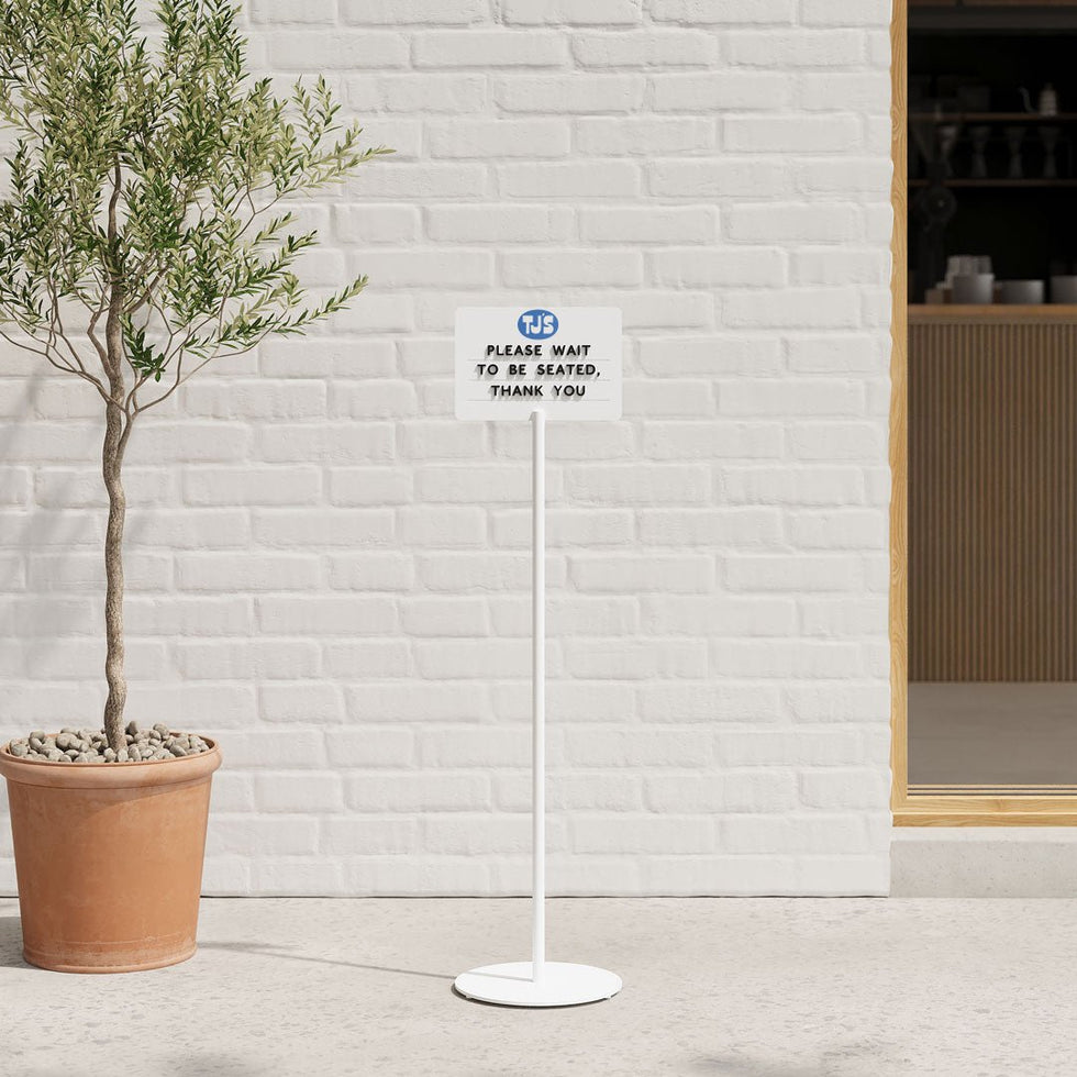 Magnetic Standing Rectangle Sign | George & Willy