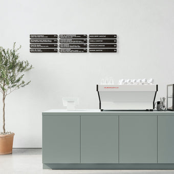 Market Felt Letter Board Menu | George & Willy