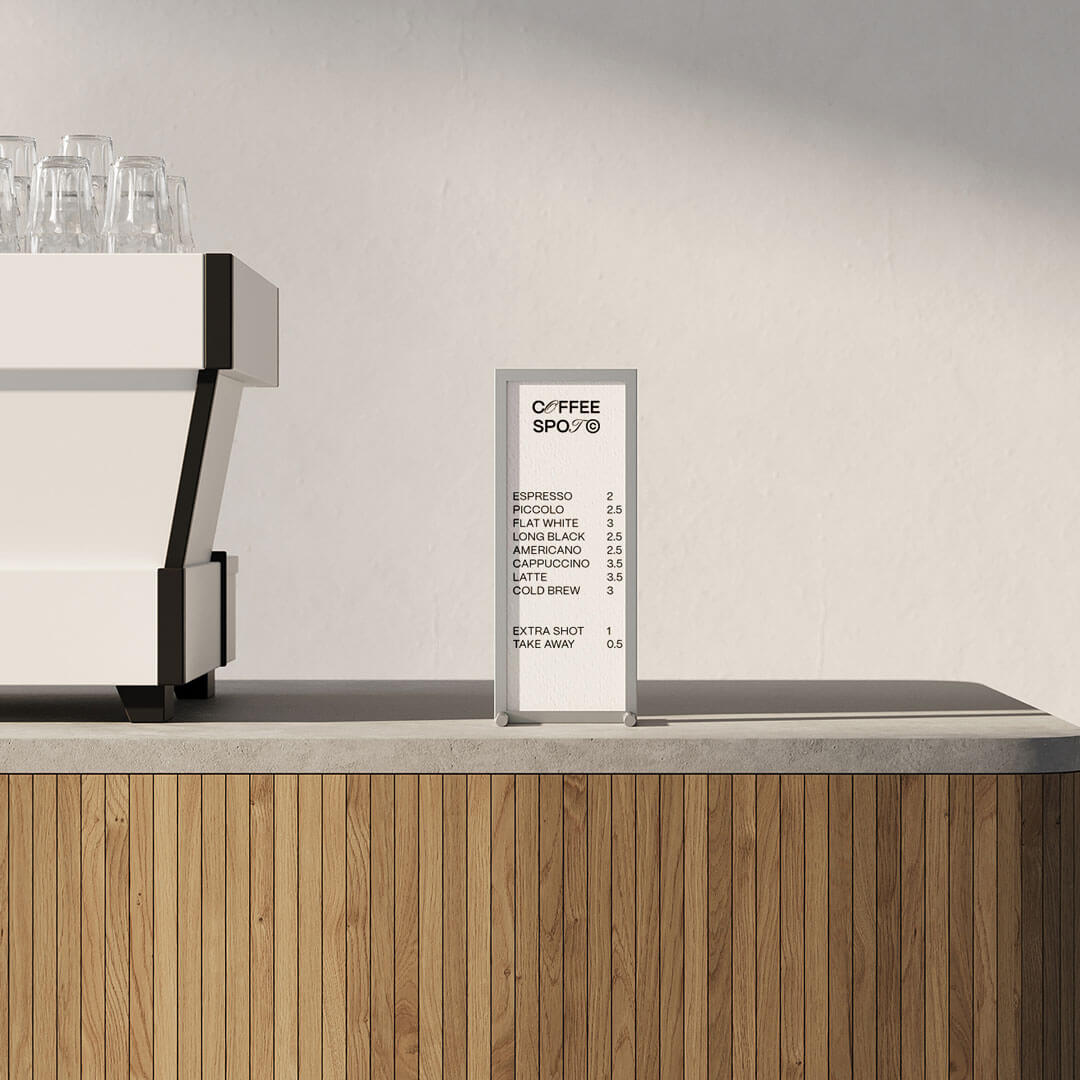 Menu Holder | Table Sign Holder | George & Willy – George and Willy