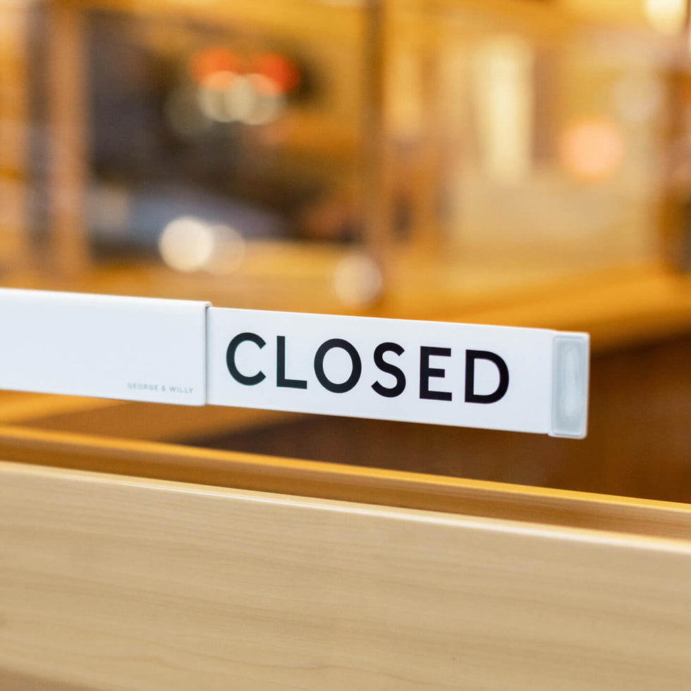 Shop Open Sign | George & Willy