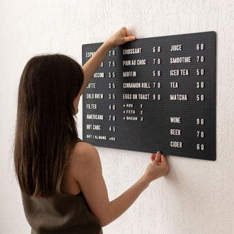 Peg Letter Board | Letter Peg Board Sign | George & Willy – George and ...