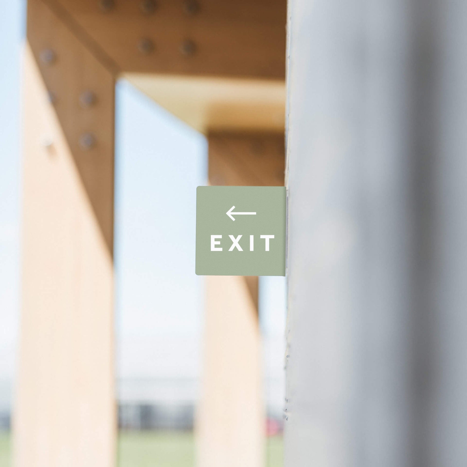 Square Blade Wall Sign | George & Willy Sign