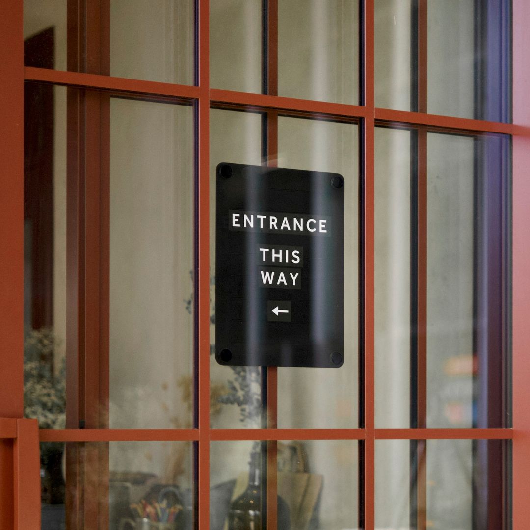 Customizable Window & Door Sign | George & Willy