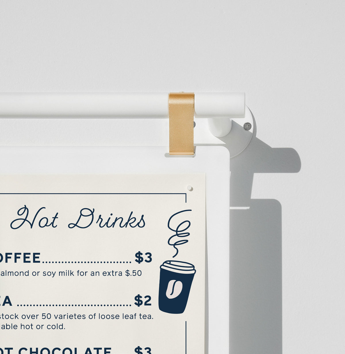 Hanging Menu Board | Hanging Banner Sign | George & Willy – George and ...