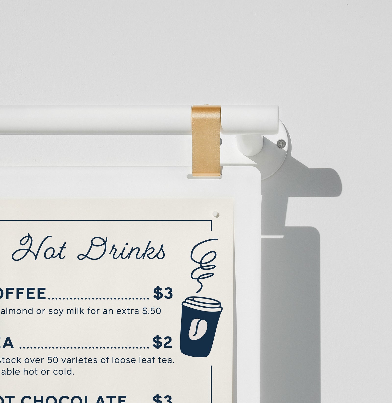 Hanging Menu Board | Hanging Banner Sign | George & Willy – George and ...