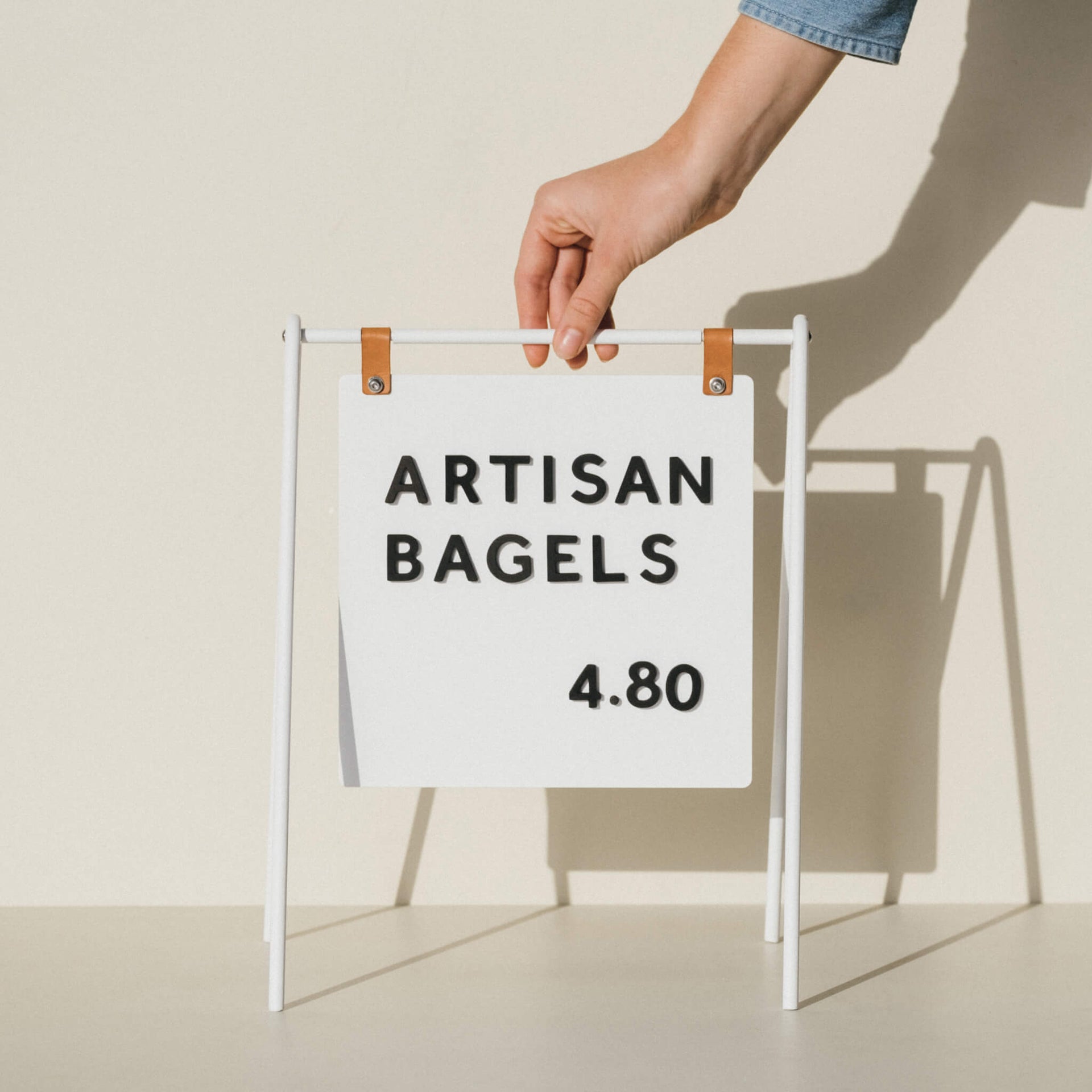 Countertop Sign | Small Sandwich Board | George & Willy – George and Willy