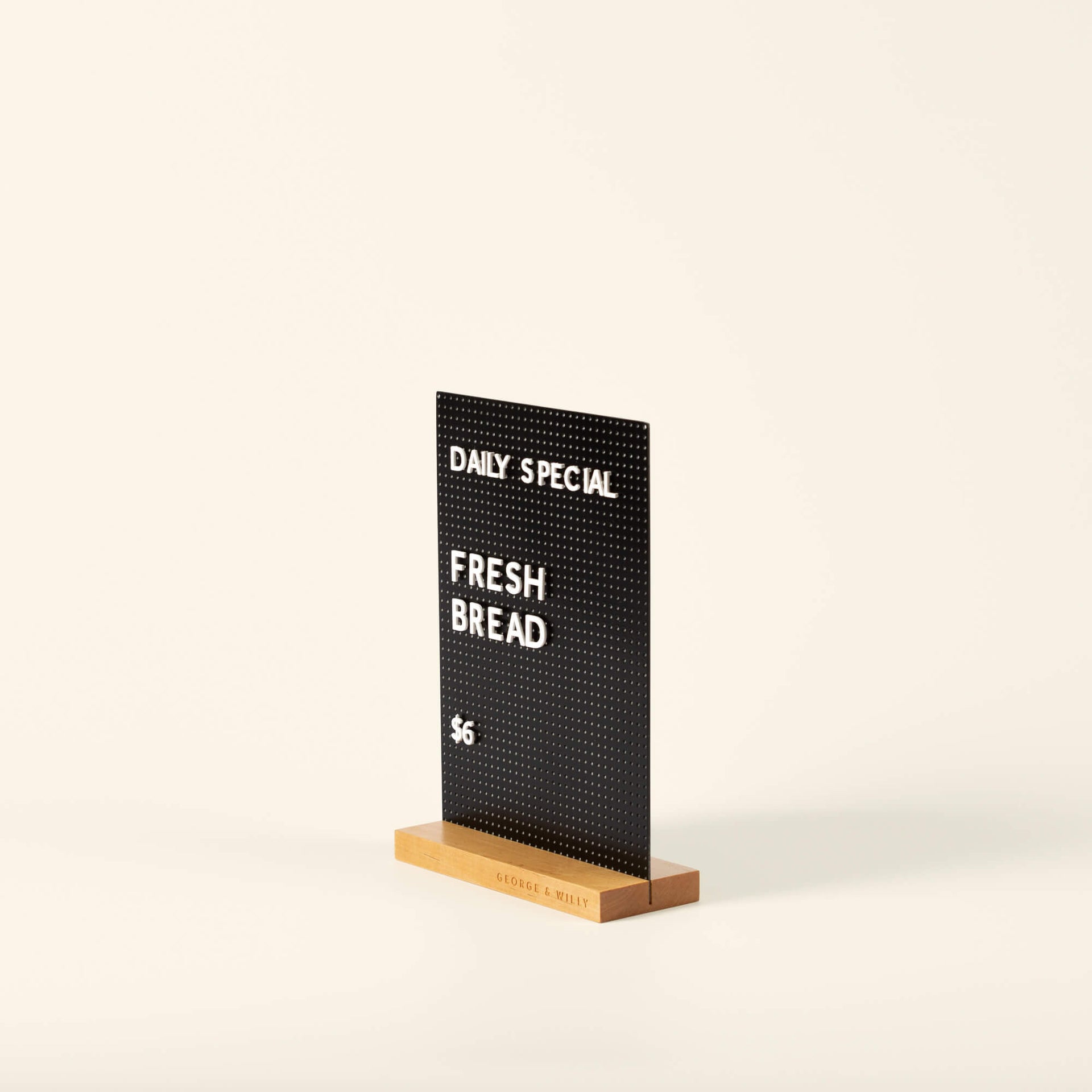 Specials Board | Pegboard Menu Letter Board | George & Willy – George ...