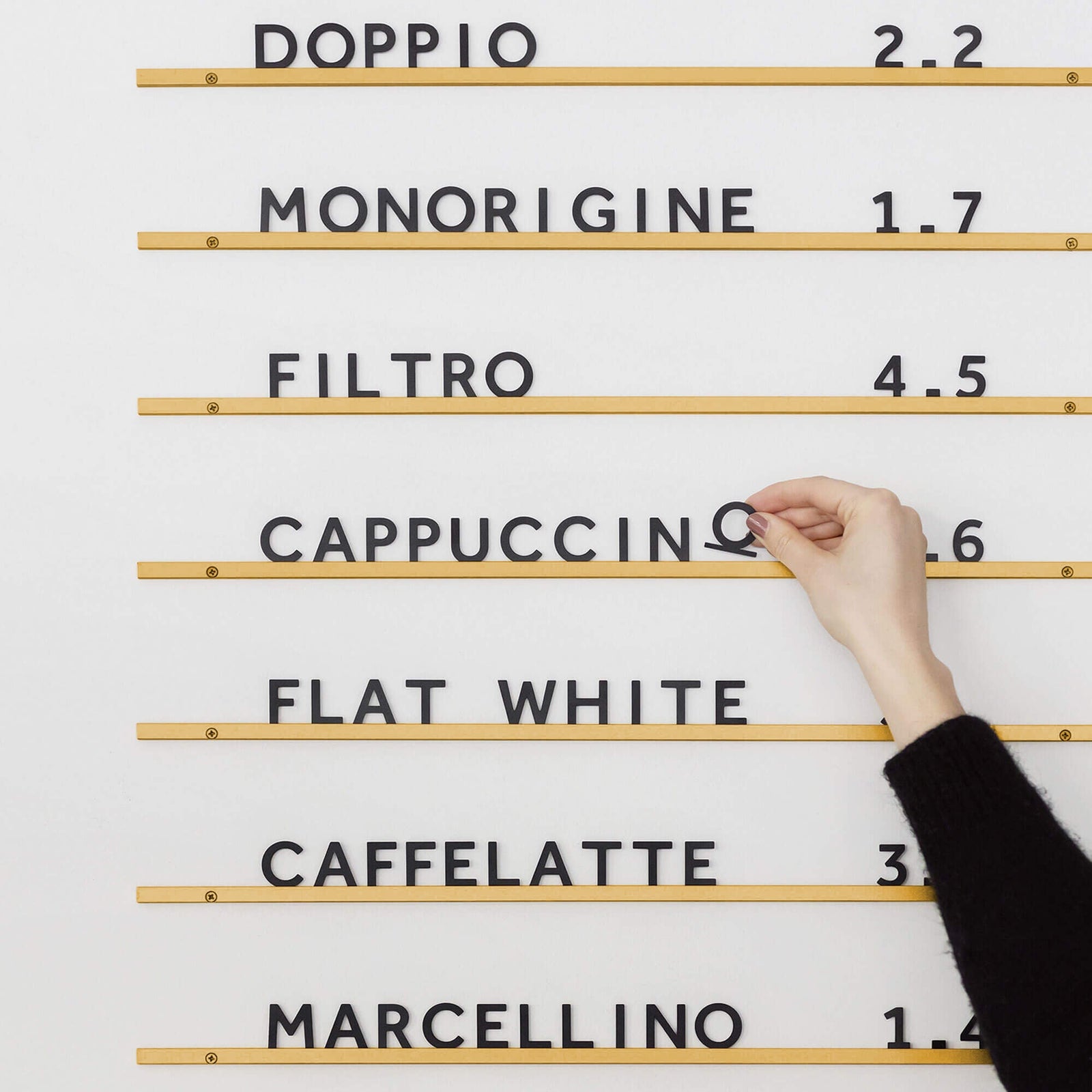 Atelier Letter Menu Board | George & Willy
