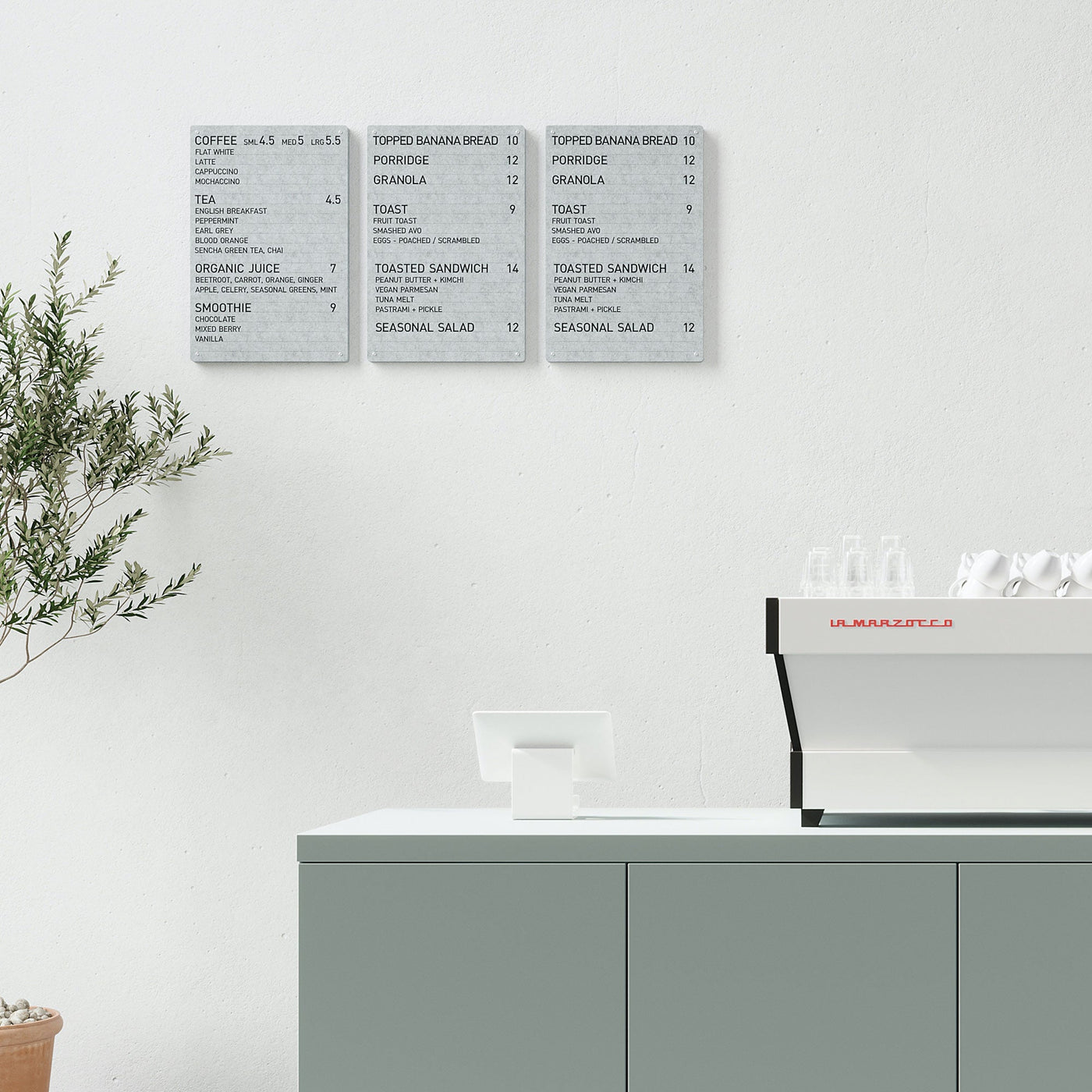 Felt Letter Menu Board | George & Willy