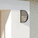 Half Round Wall Sign | George & Willy