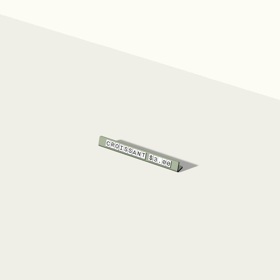 Large Pricing Sign | George & Willy