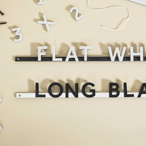 Magnetic Letters for Menu Boards | George & Willy