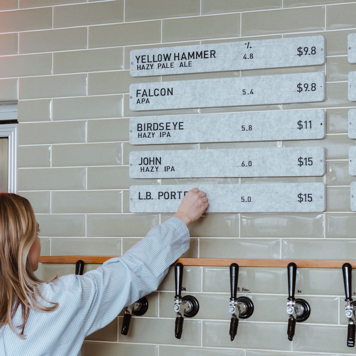 Market Felt Letter Board Menu | George & Willy