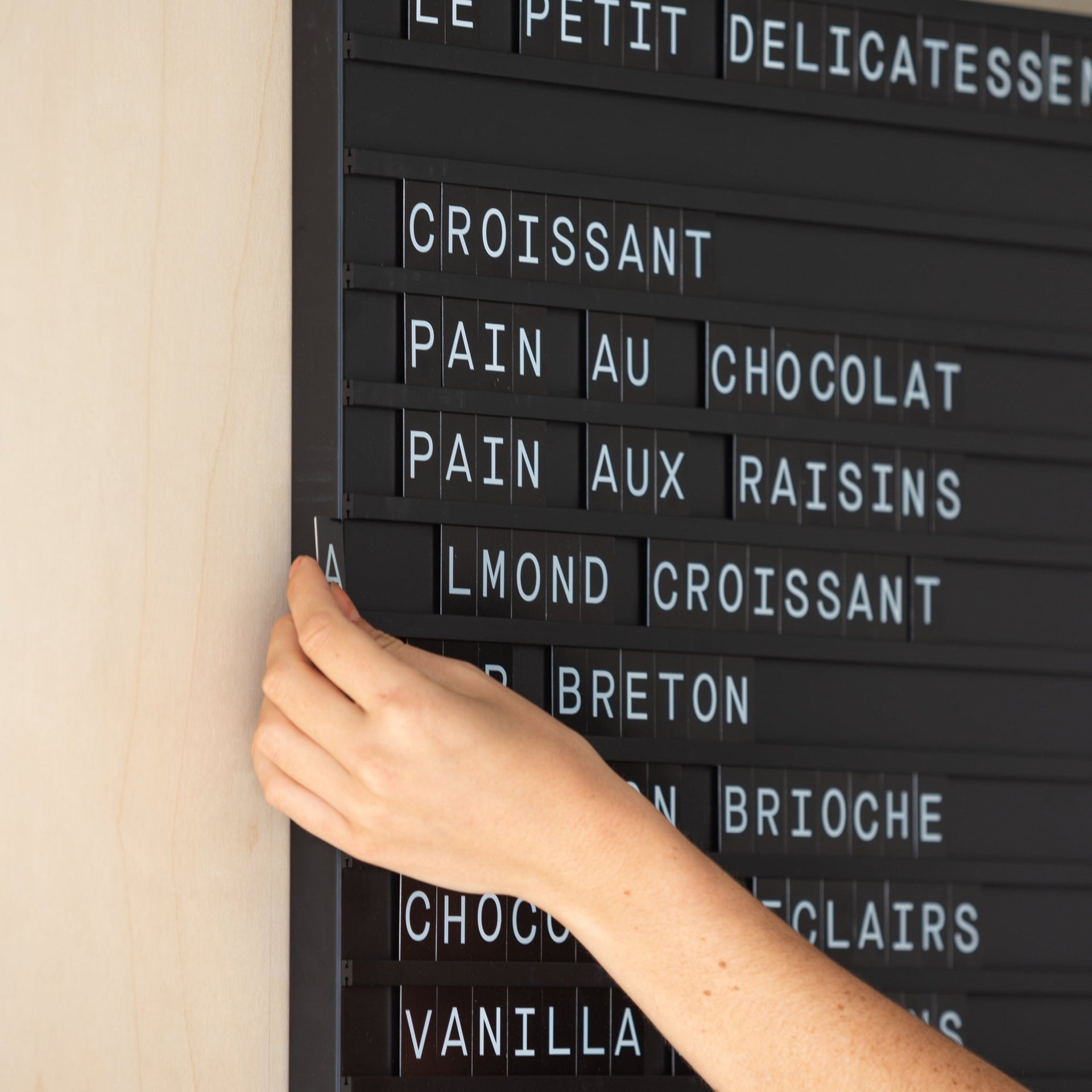Menu Letter Board with Movable Types | Coffee Shop Menu Board | George ...