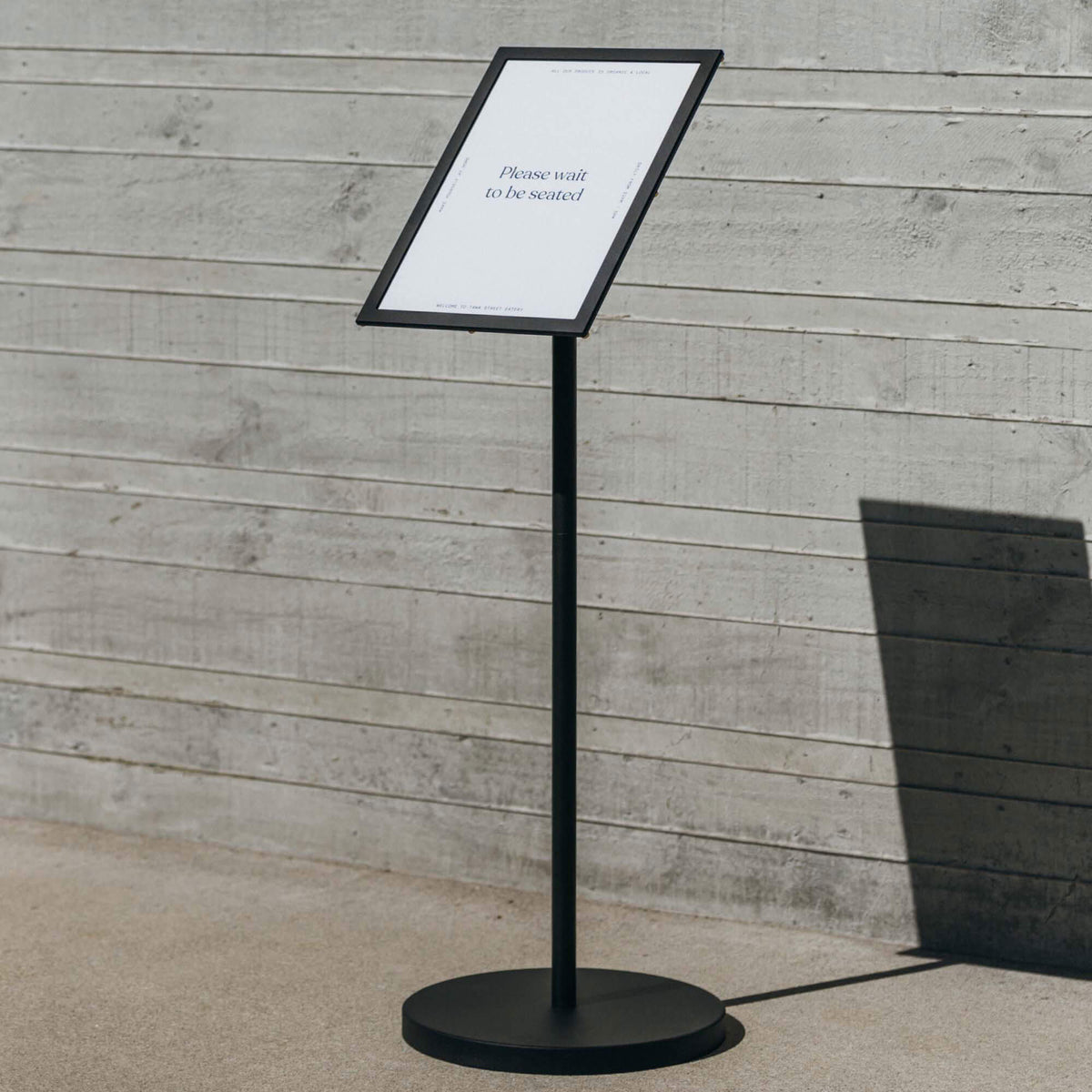 Outdoor Menu Stand | George & Willy