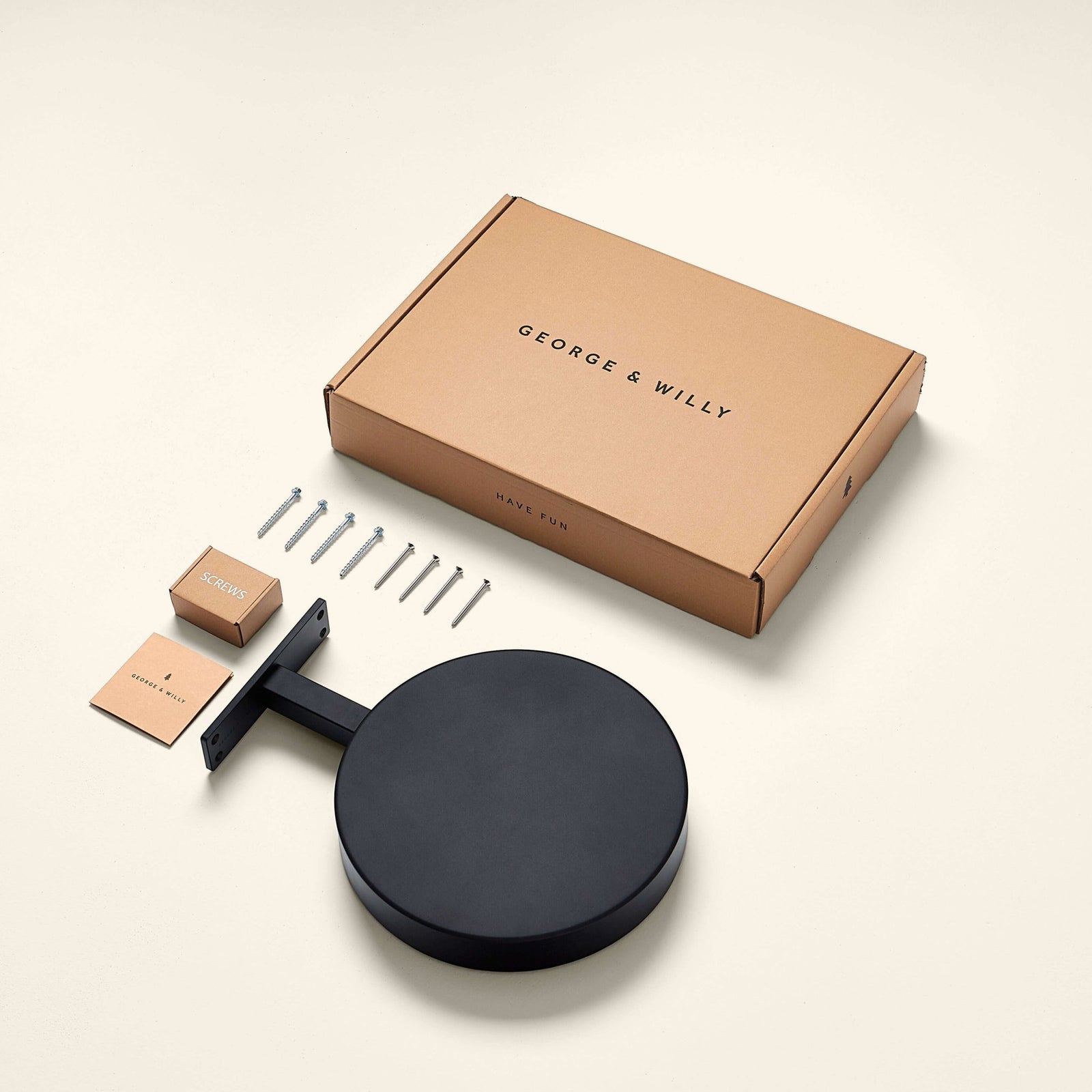 Round Shop Sign | George & Willy