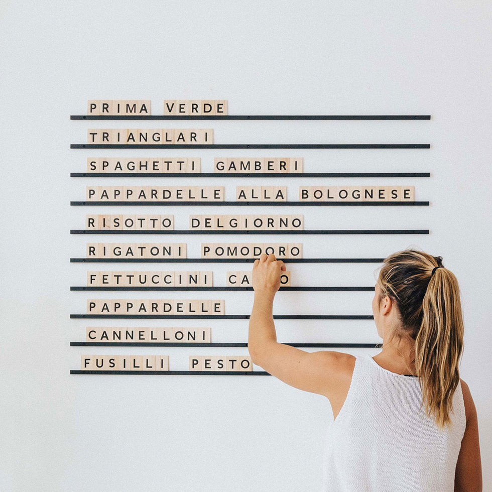 Wall-mounted Menus | Menu Wall Displays | George & Willy – George and Willy
